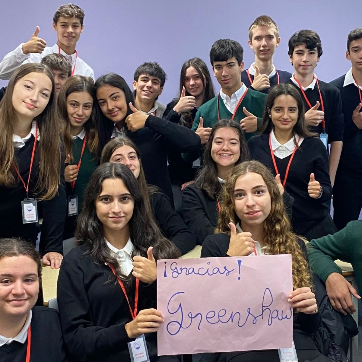 Greenshaw High School - A warm welcome and showing kindness